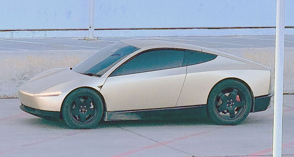 Cybercab spotted testing without wheel covers | Cybercab Robotaxi Forum